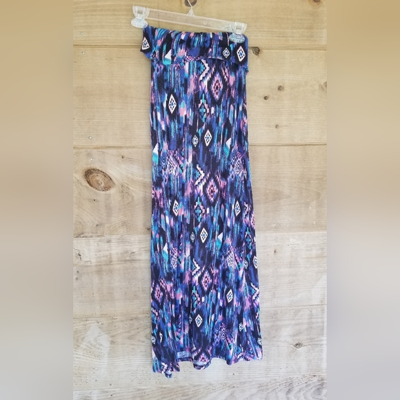 B Jewel | Skirts | Multi Colored Maxi Skirt | Poshmark